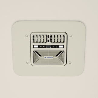 12V RV Air Conditioner with Heat Pump, 11500 BTU Rooftop Air Condition ...