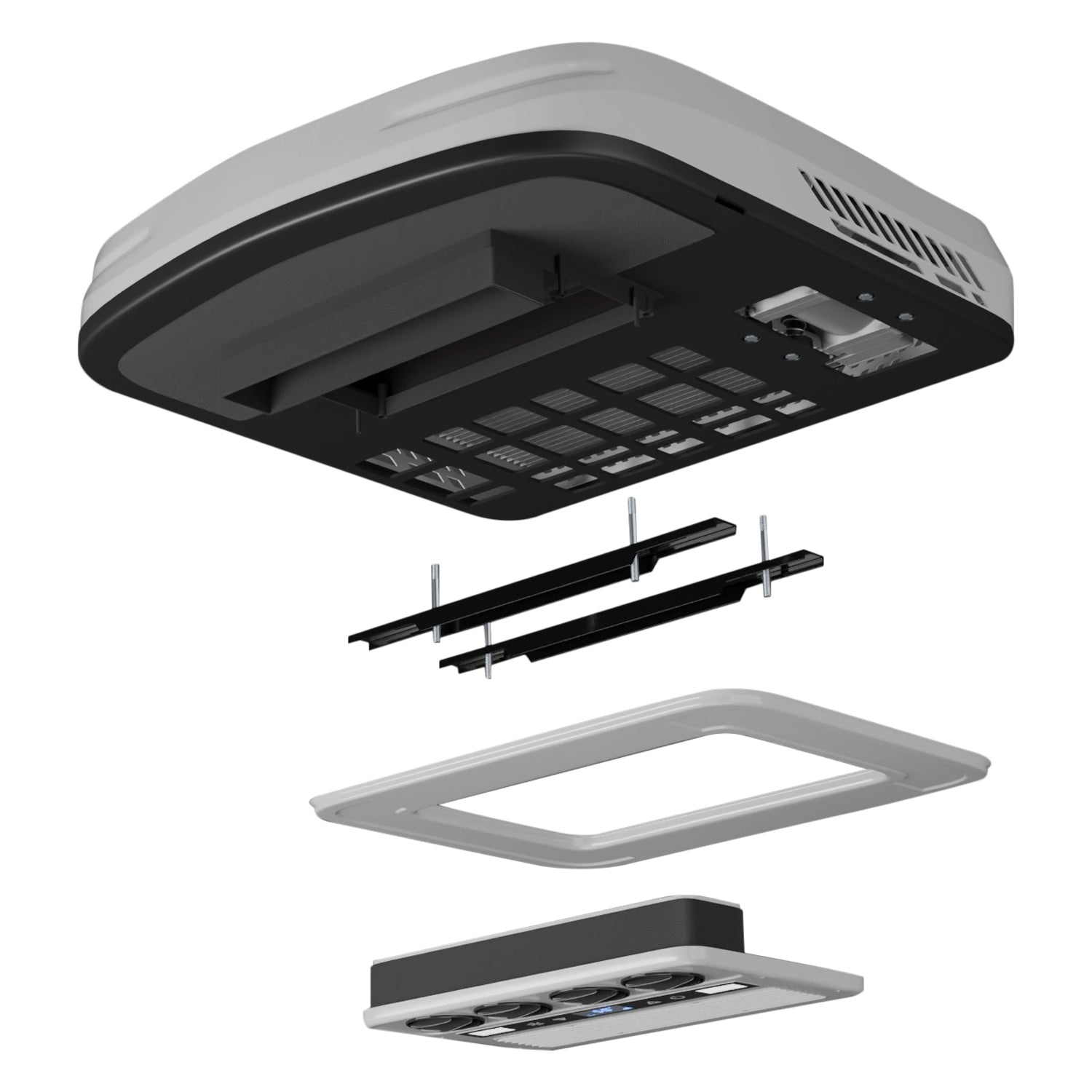 RV Air Conditioner, 12V 10000 BTU Rooftop Air Conditioner with Heater ...